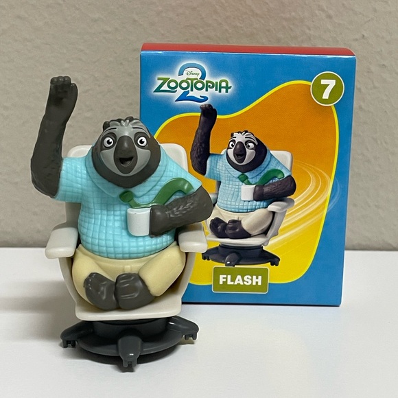 Disney | Toys | Zootopia Flash The Sloth Mcdonalds Happy Meal Toy ...